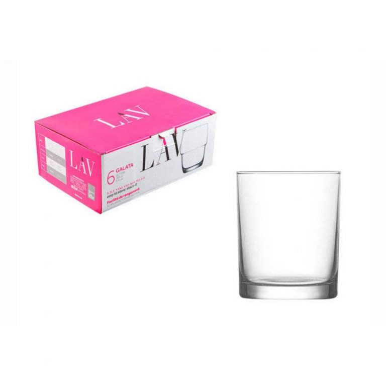 Lav Liberty Whiskey Glass 280ml Set of 6 - Allens