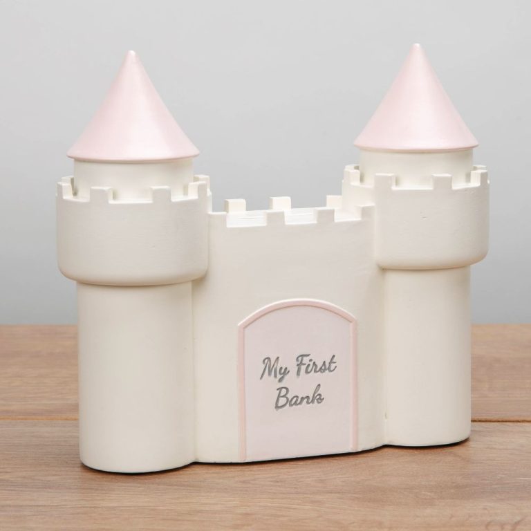 Pink Castle My First Money Box 170x185x65mm - Allens Gifts