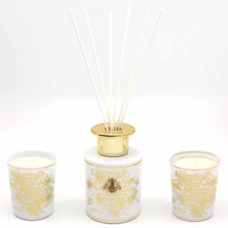 Honeycomb Bee Diffuser and Candle Set - Allens