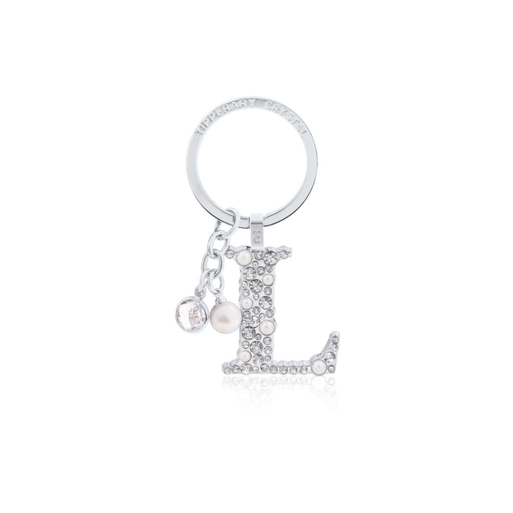 Pearl and Diamond Keyring L Allens