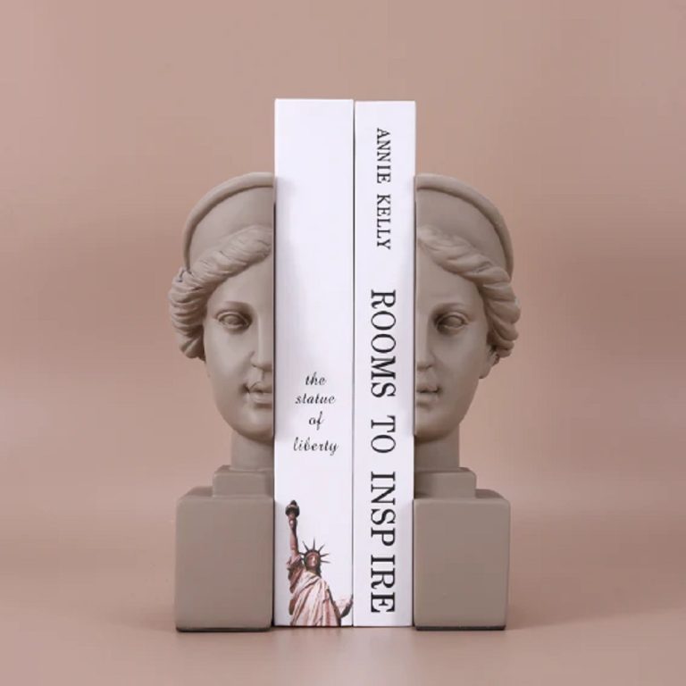 Classical Lady Bookends Ivory - Allens