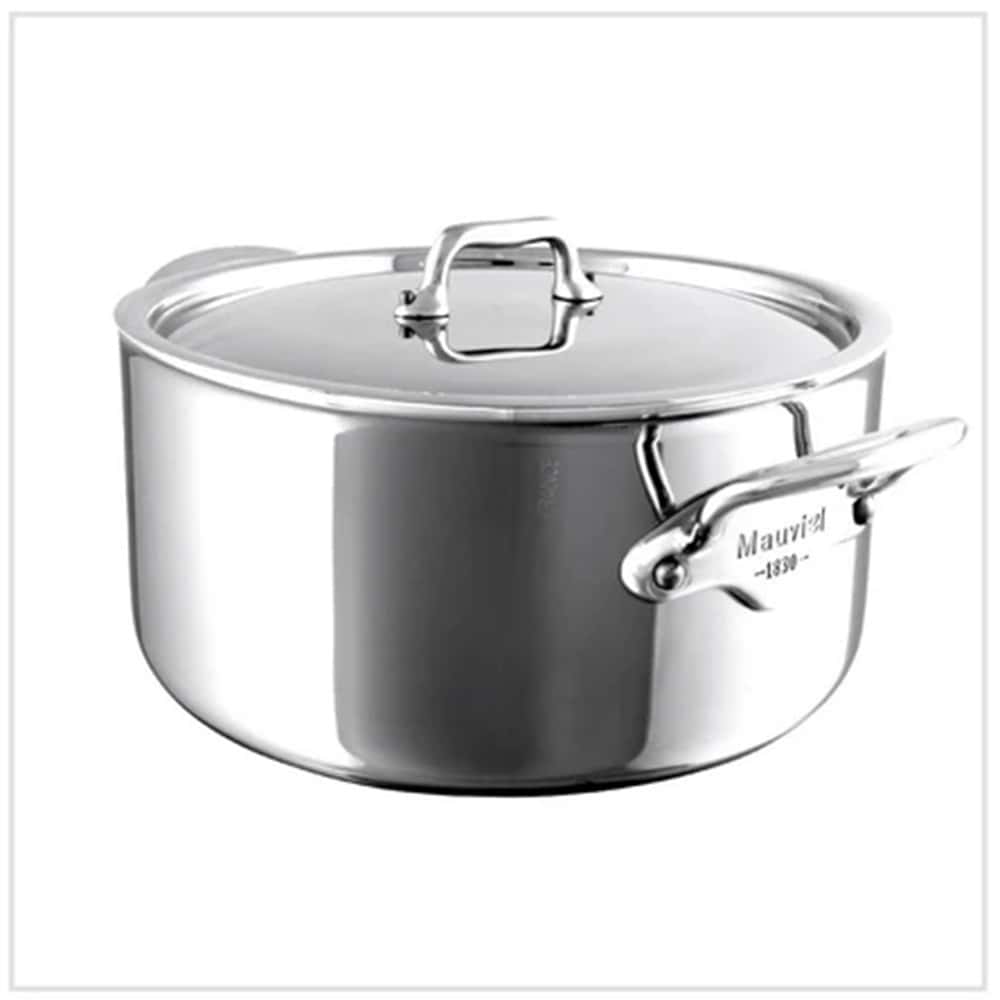 Mauviel Tri Ply Stainless Steel Casserole 24cm - Allens
